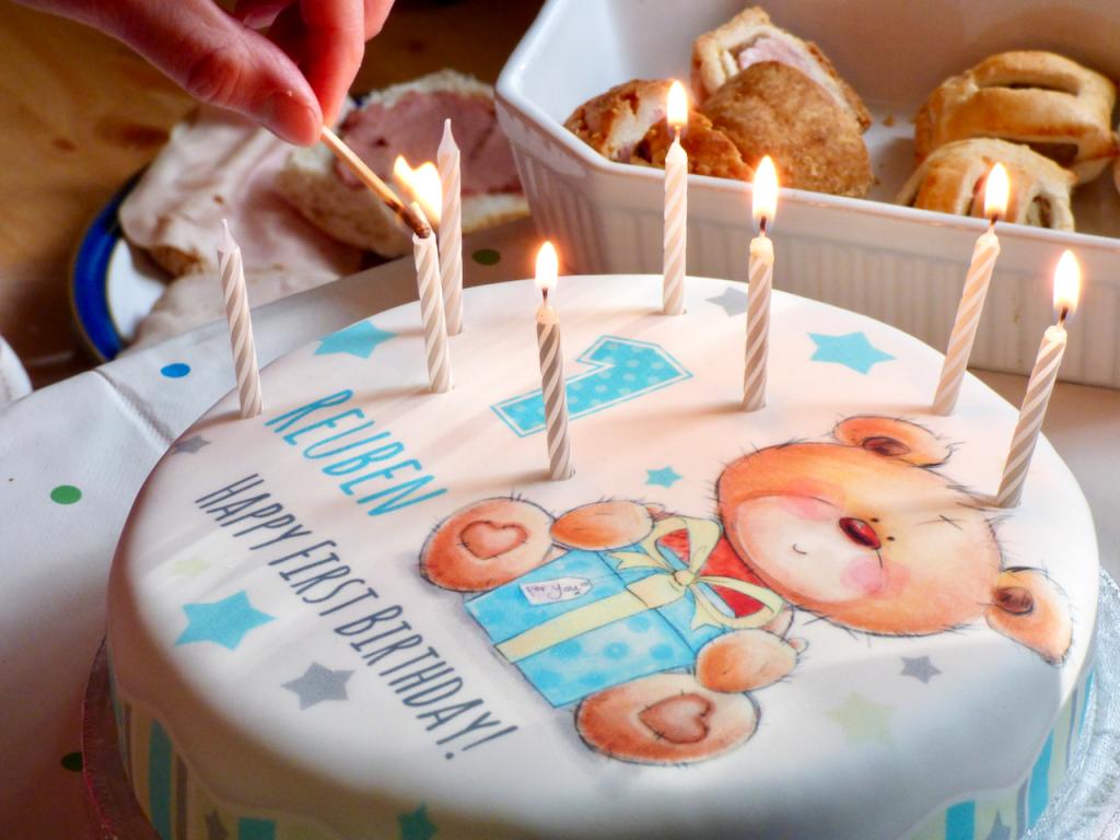 Reuben’s First Birthday: Calamity & Cake – Honestly, Becky!